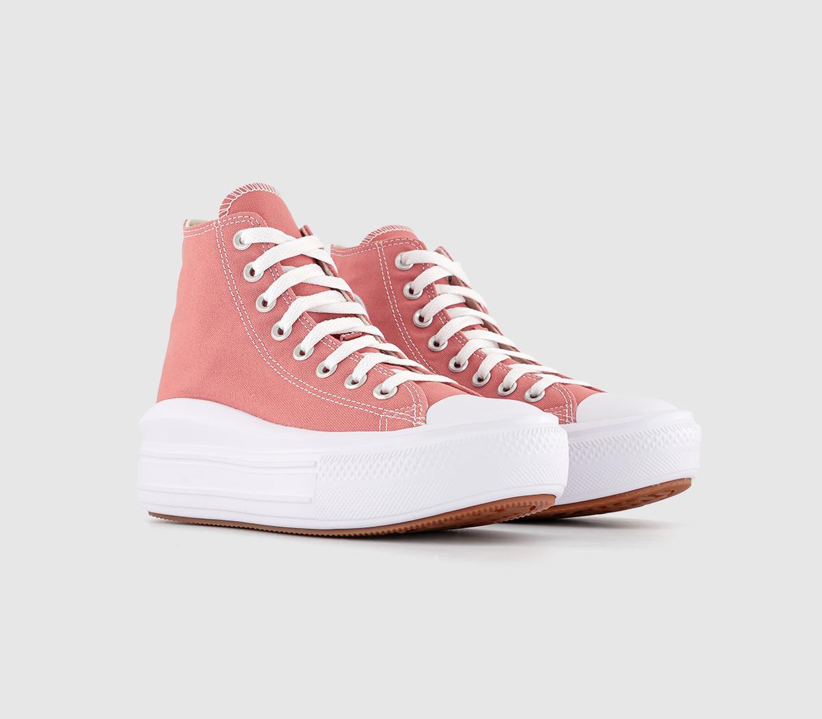 Converse All Star Move Trainers Ritual Rose White White - Women's Trainers