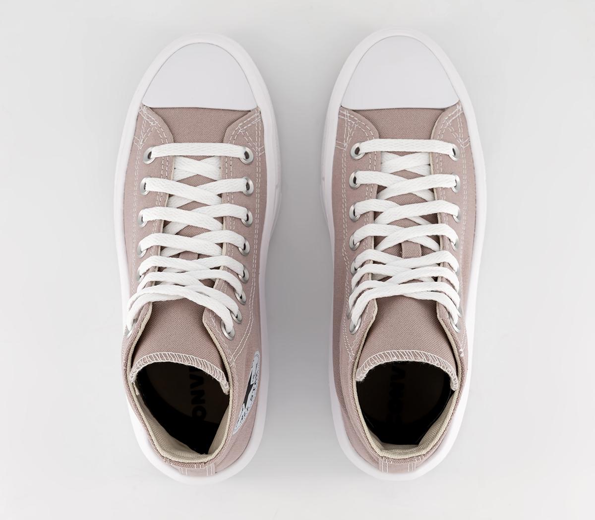 Converse All Star Move Trainers Stone Mauve White White - Women's Trainers