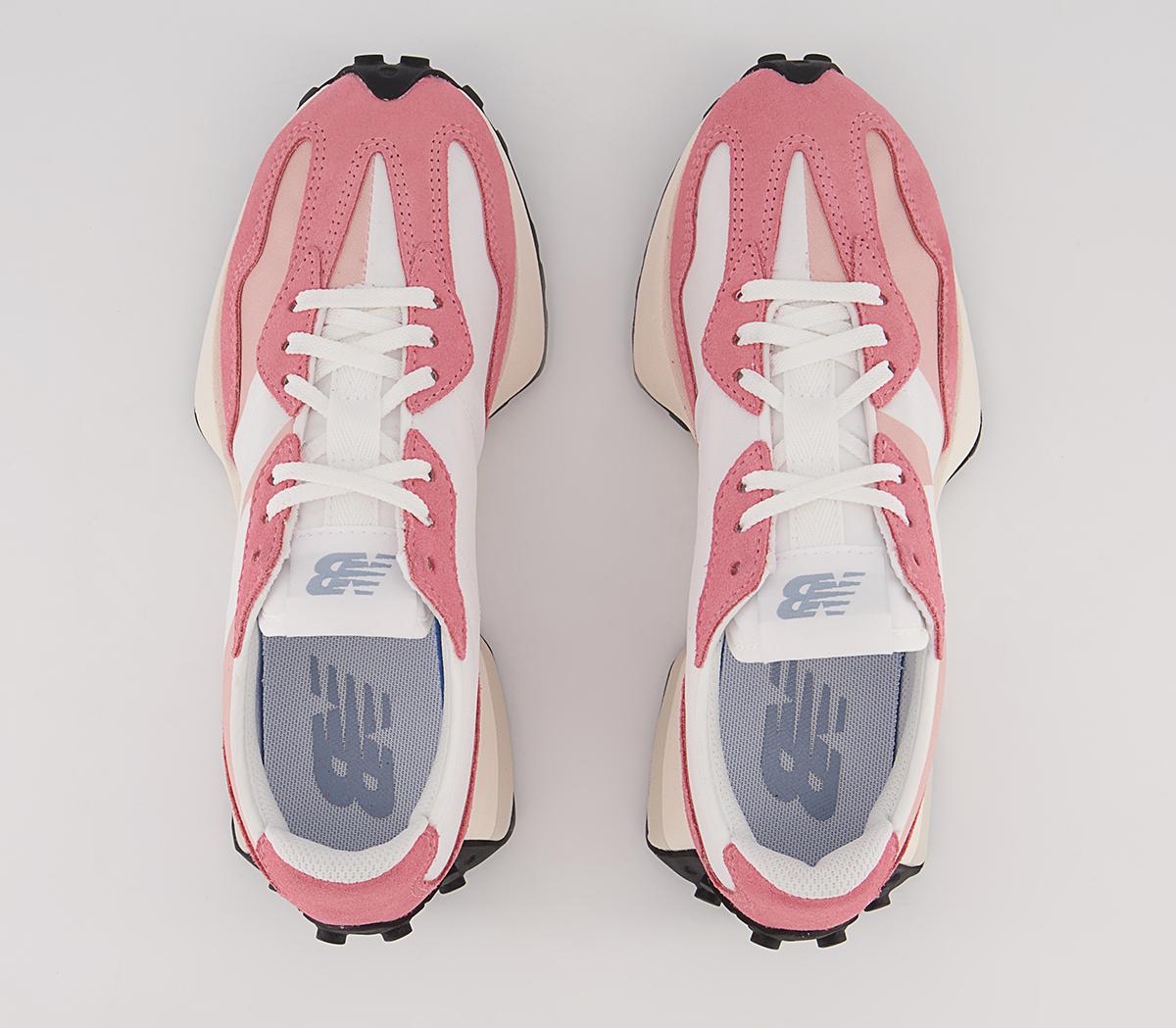 New Balance 327 Trainers Pink White Black - Women's Trainers