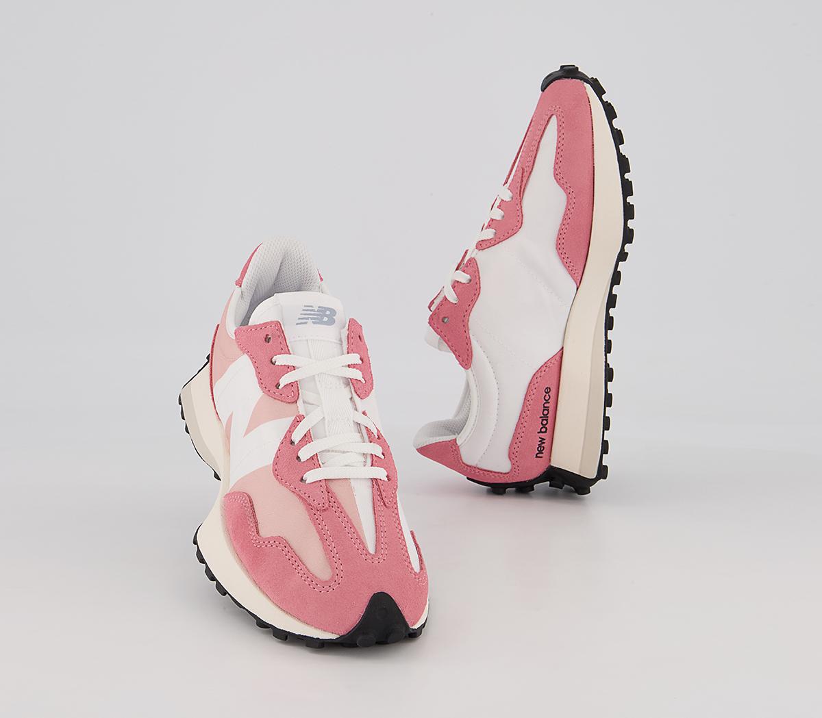 New Balance 327 Trainers Pink White Black - Women's Trainers