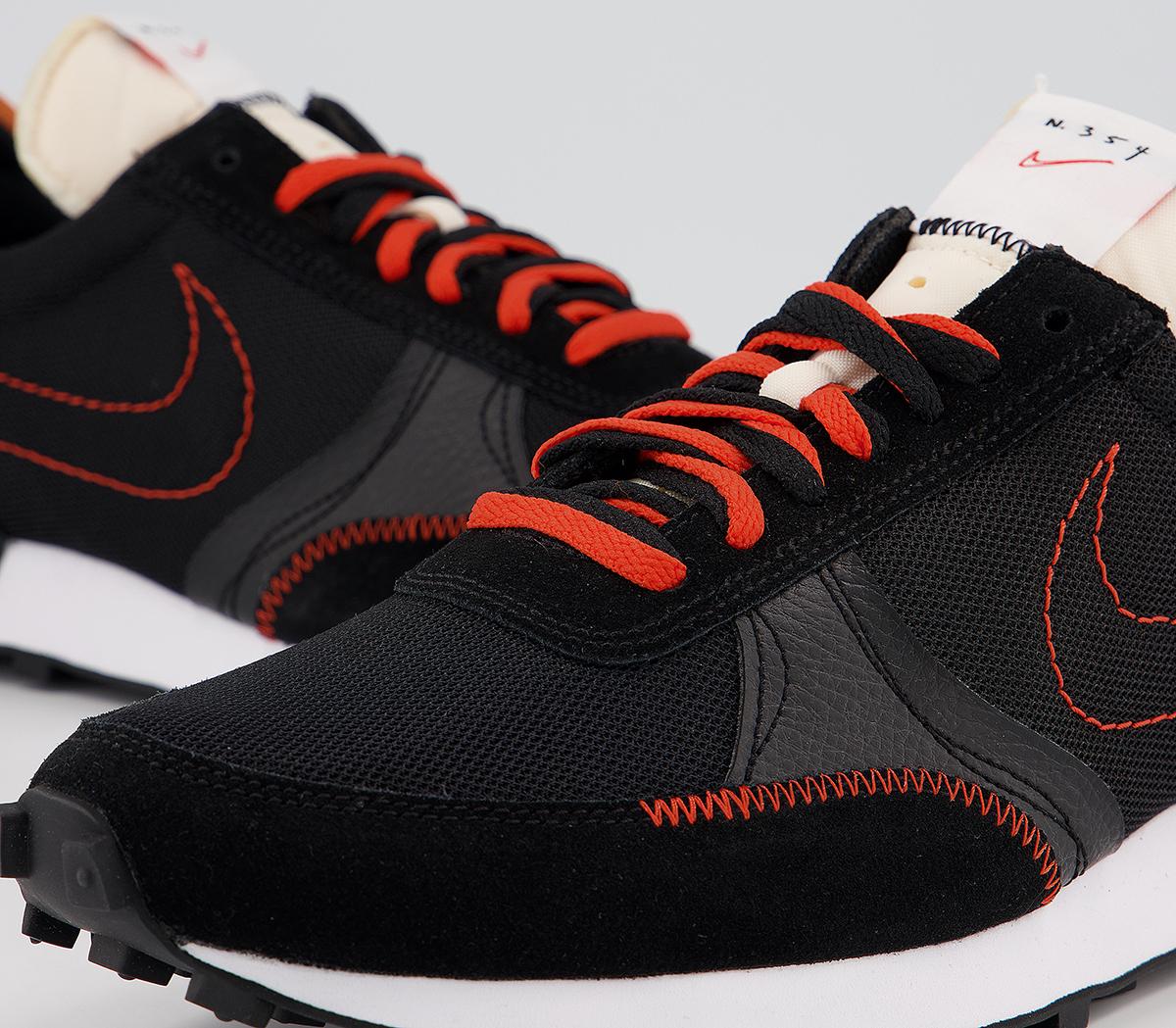 Nike 70s Type Trainers Black Team Orange Sail White - Unisex Sports