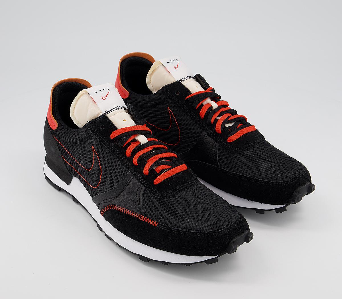 Nike 70s Type Trainers Black Team Orange Sail White - Unisex Sports