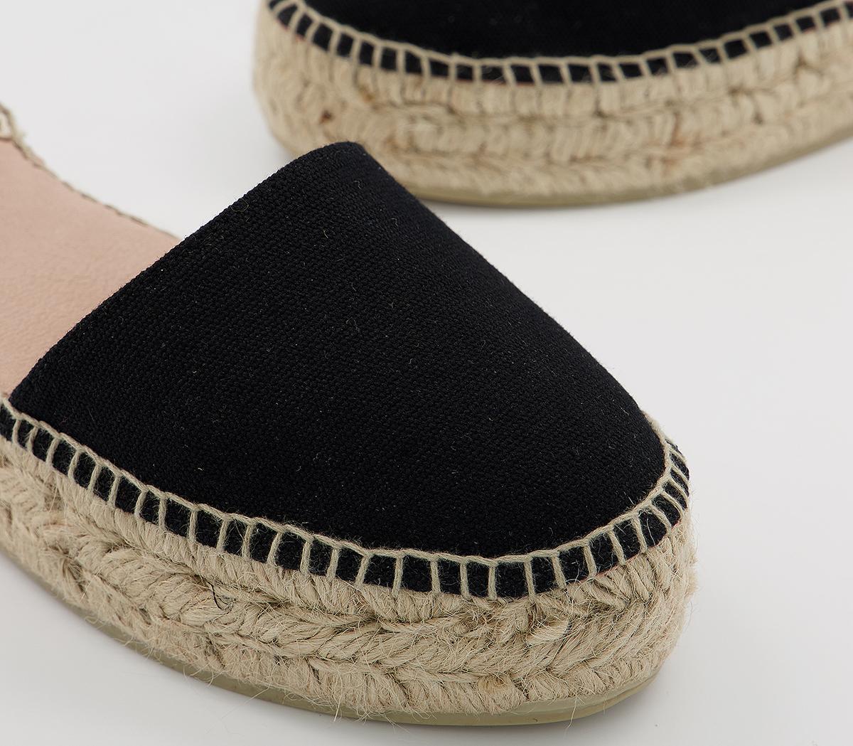 Gaimo for OFFICE Flat Ankle Tie Sandals Black - Women’s Sandals