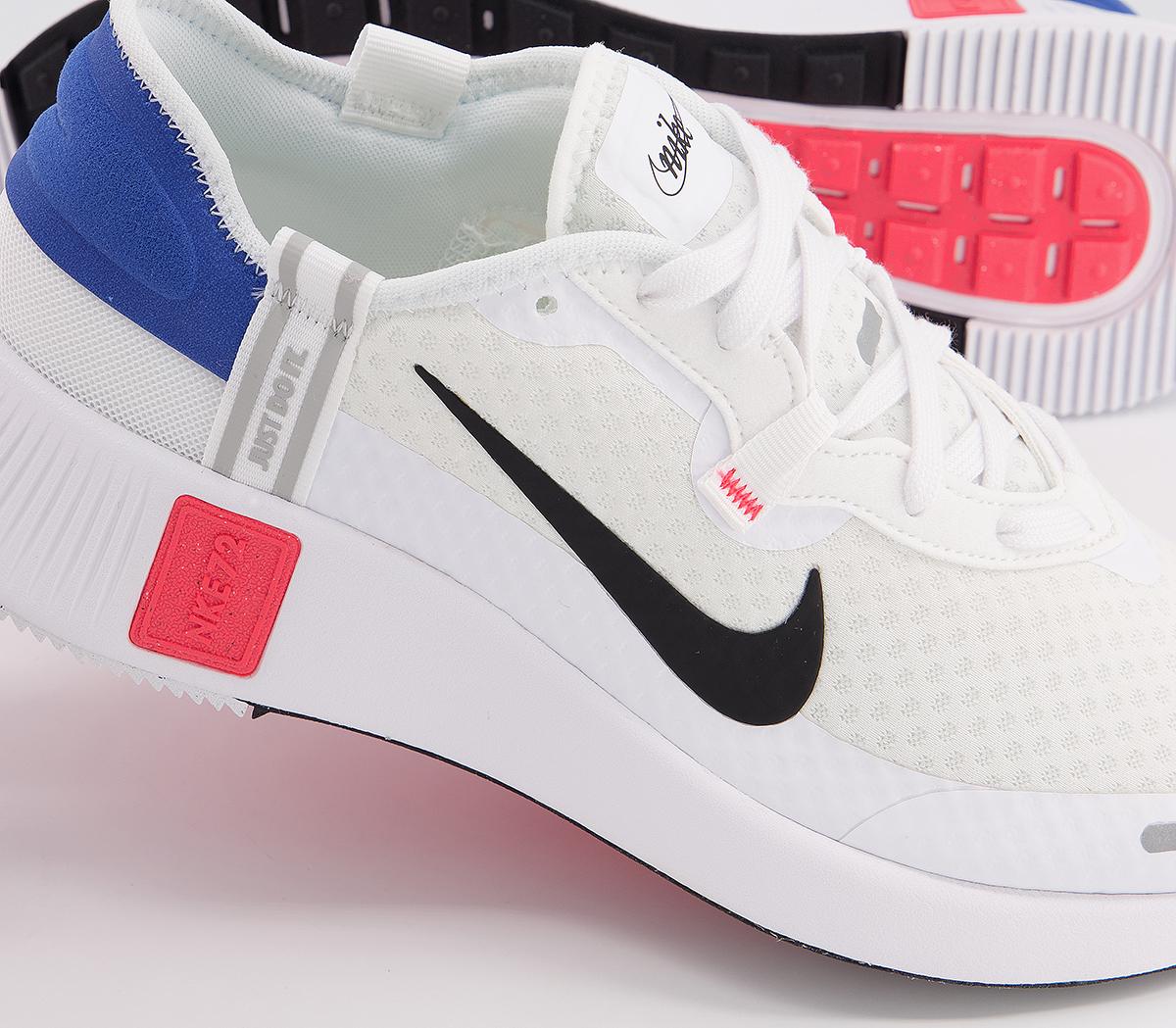 Nike Nike Reposto Trainers White Black Flash Crimson Game Royal - Junior