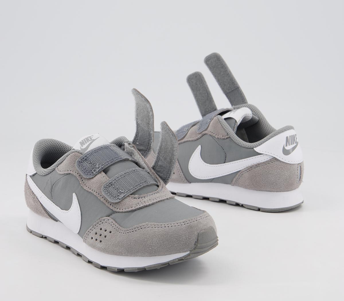 Nike Md Valiant Youth Trainers Particle Grey White - Unisex