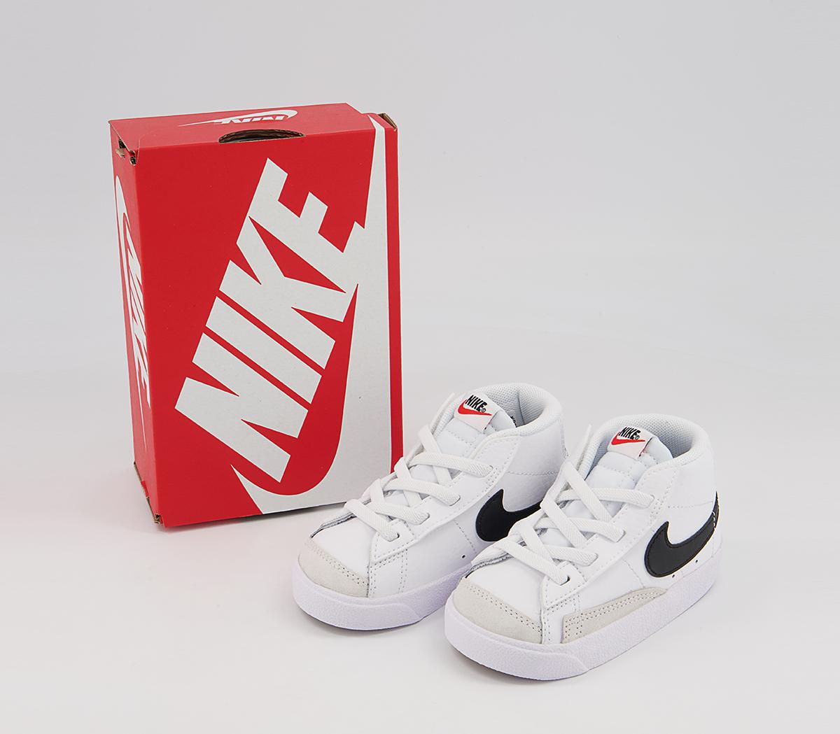Nike Md Valiant Infant Trainers White Black Total Orange - Unisex