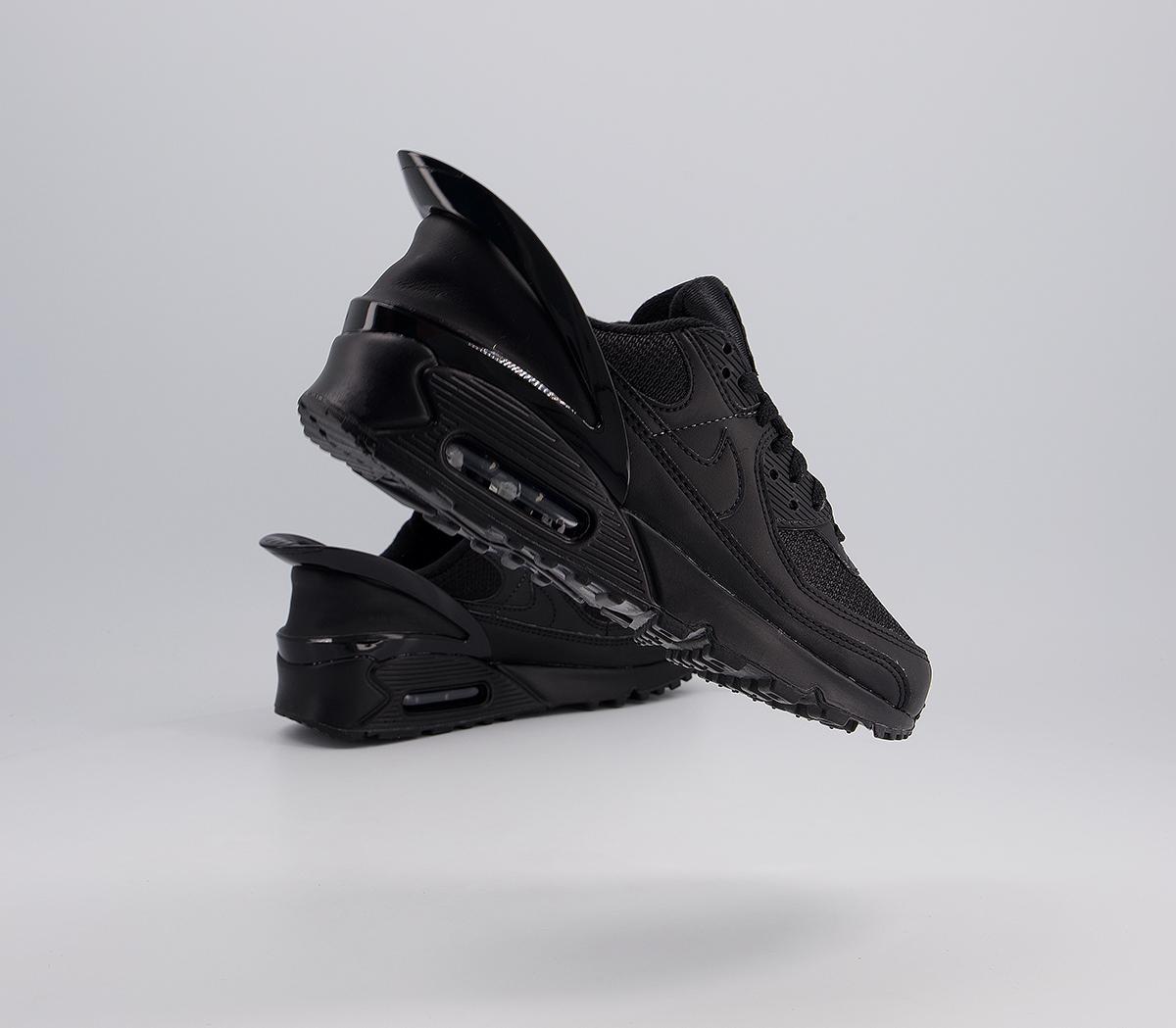 Nike Air Max 90 Flyease Trainers Black - Women's Trainers