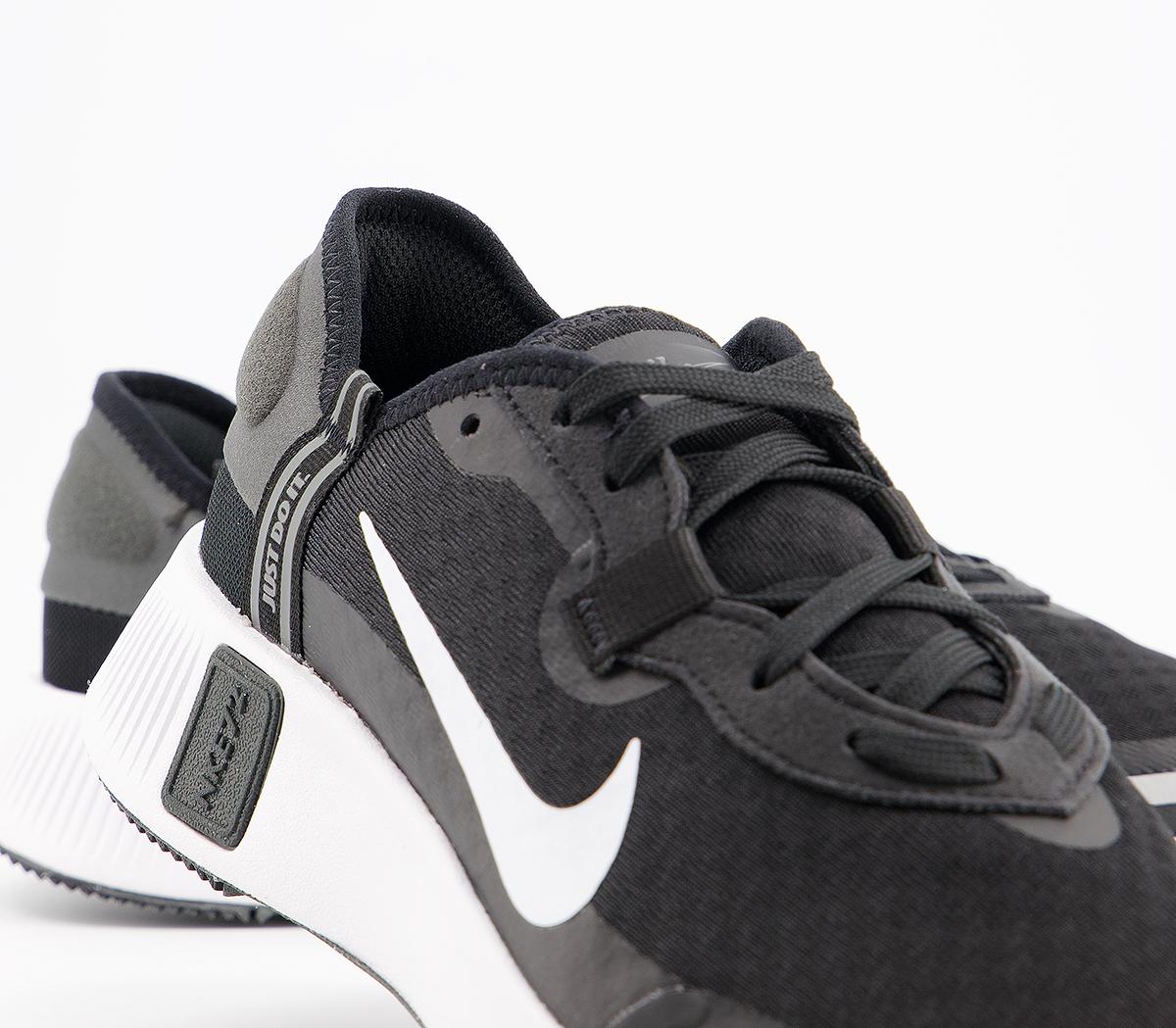 Nike Reposto Gs Trainers Black White Grey - Unisex
