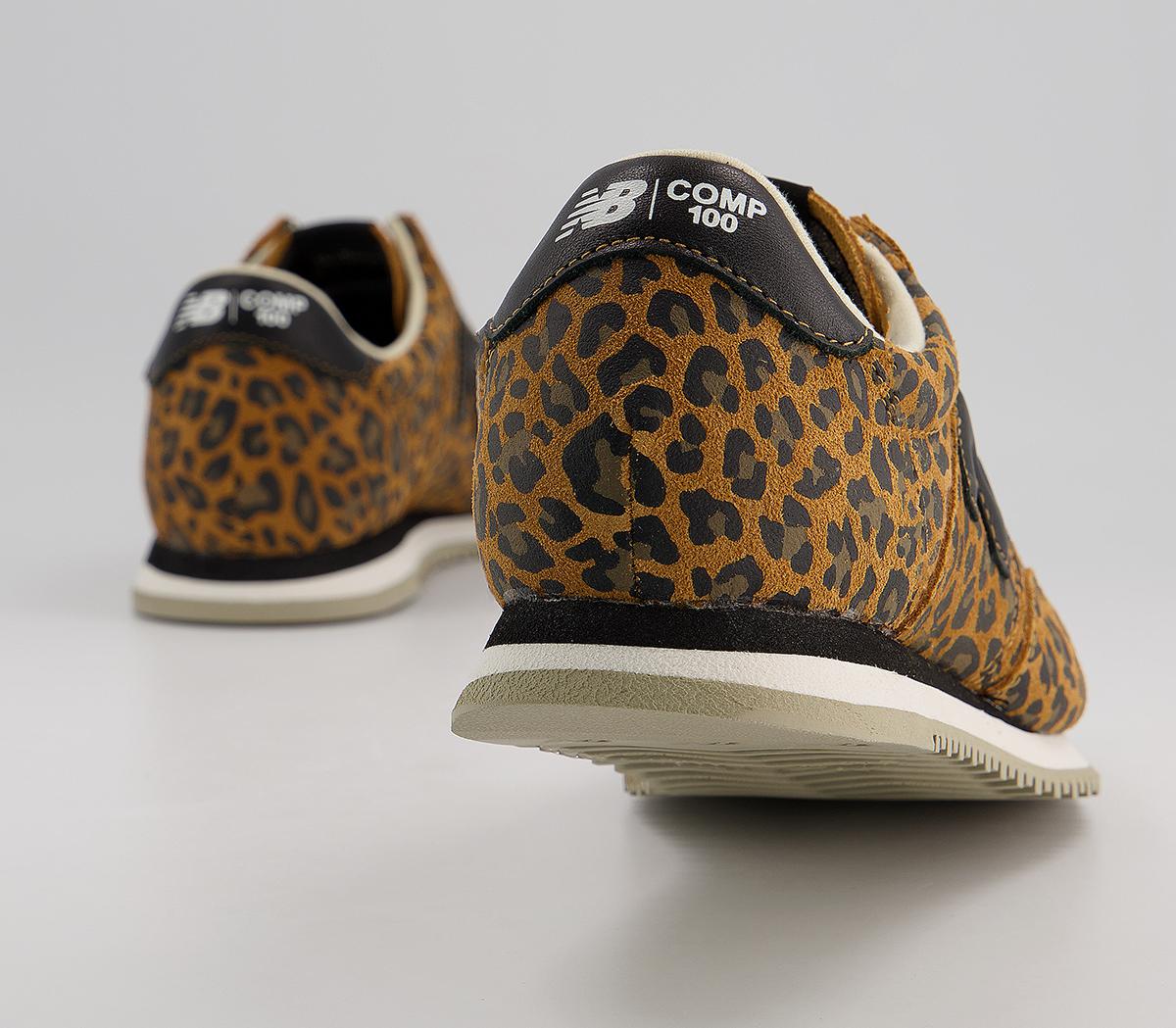 New Balance Comp 100 Trainers Leopard Black - Women's Trainers