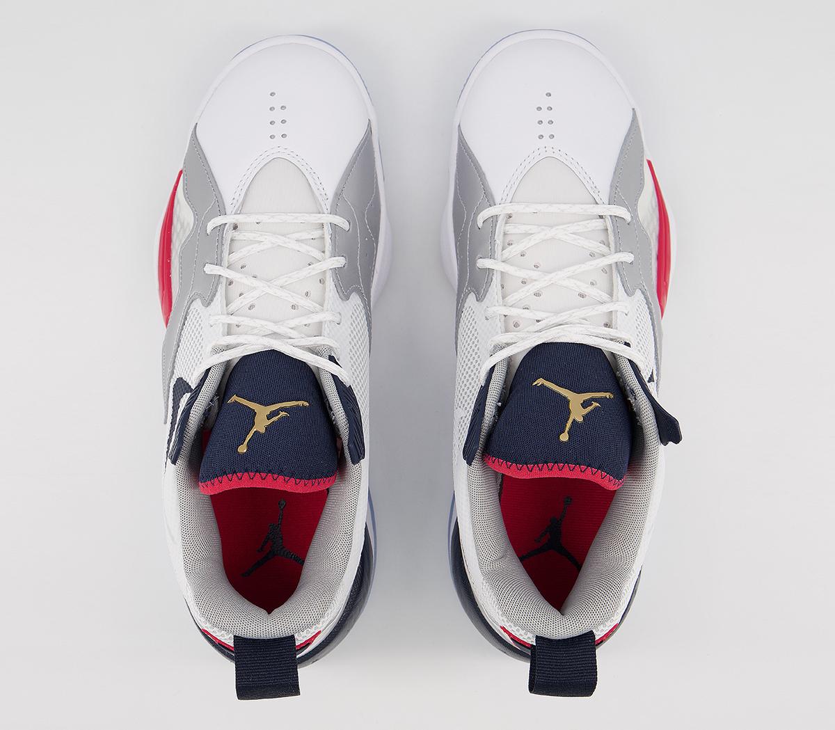 Jordan Jordan Zoom '92 Trainers White Obsidian True Red Metallic Silver ...