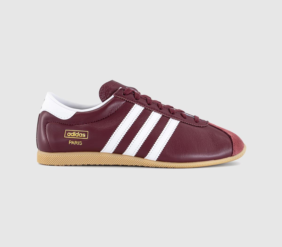 Click here for adidas Girls Paris Trainers Shadow Red White Gum... prices