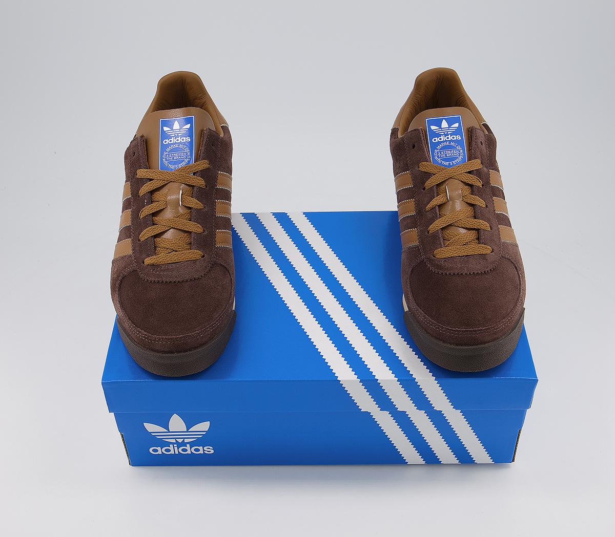 adidas As 520 Trainers Brown Black Raw Desert Savannah - Men's Terrace ...