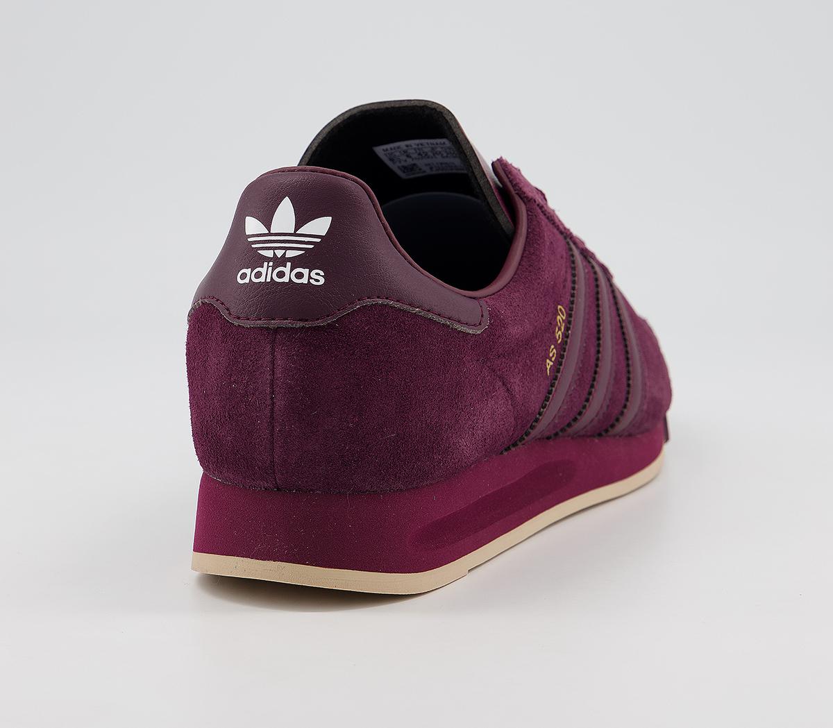 adidas As 520 Trainers Maroon St Pale Nude - Men's Terrace Trainers