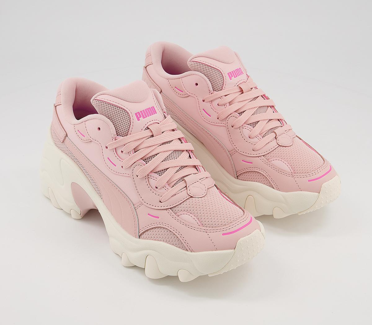 PUMA Pulsar Wedge Trainers Peachskin Whisper White - Women's Trainers