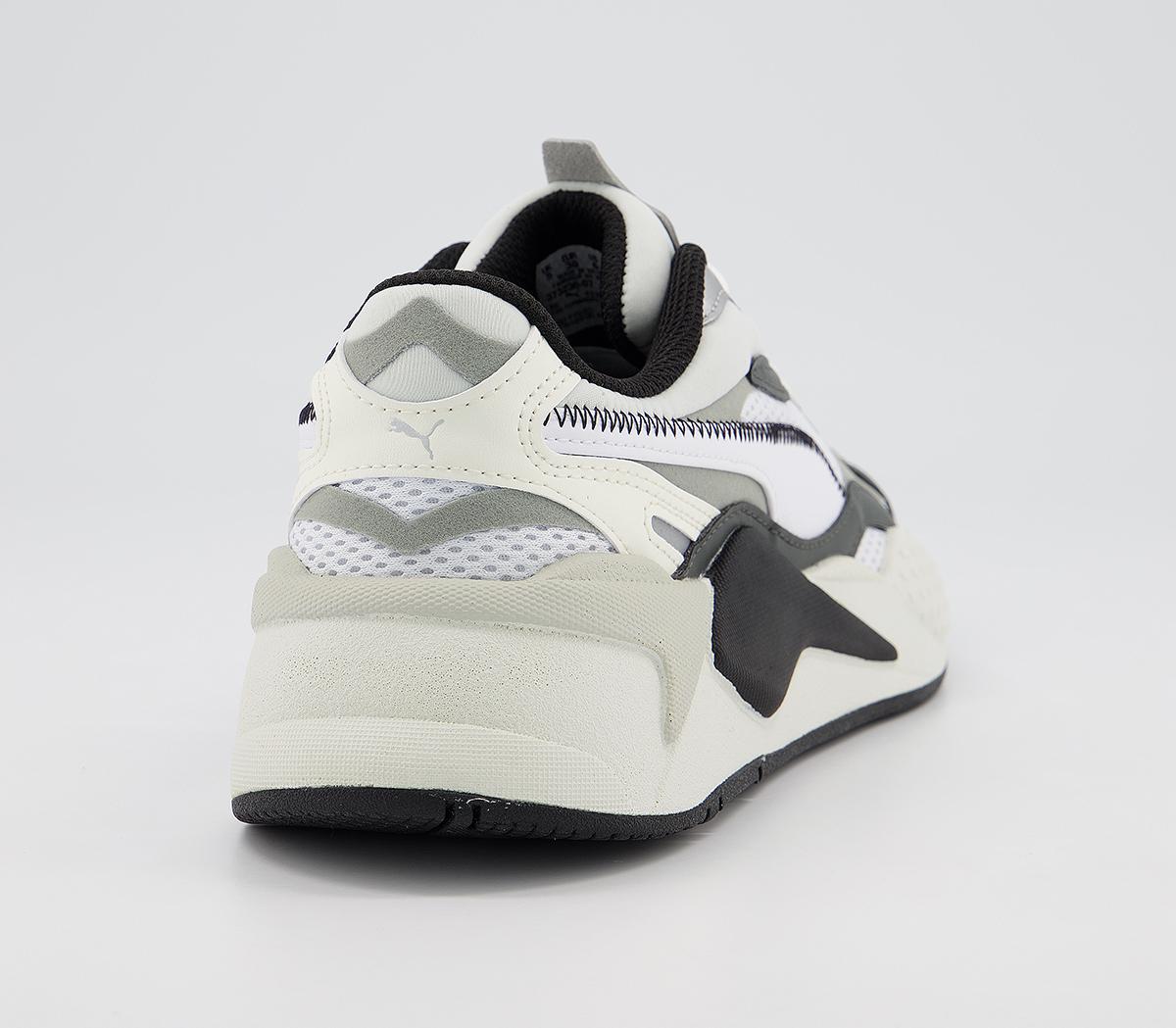 PUMA Rs-x3 Millenium Trainers White Puma Black Limestone - Unisex Sports