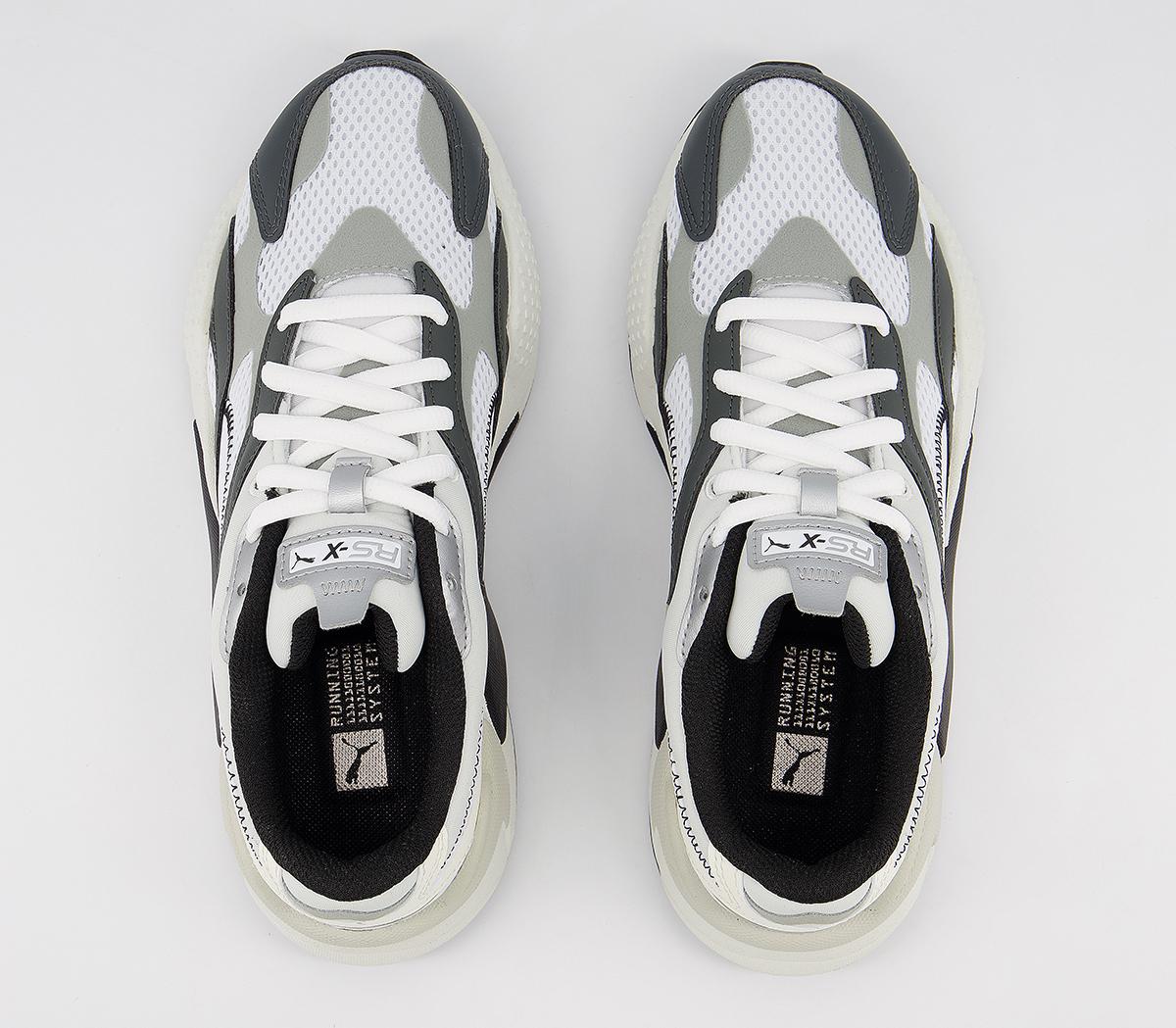 PUMA Rs-x3 Millenium Trainers White Puma Black Limestone - Unisex Sports