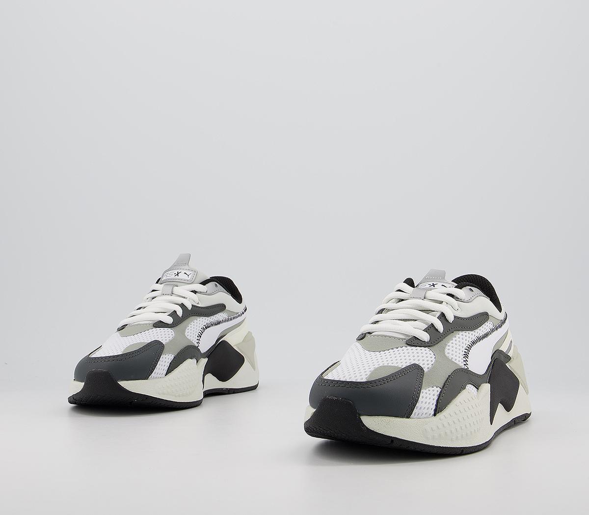 PUMA Rs-x3 Millenium Trainers White Puma Black Limestone - Unisex Sports
