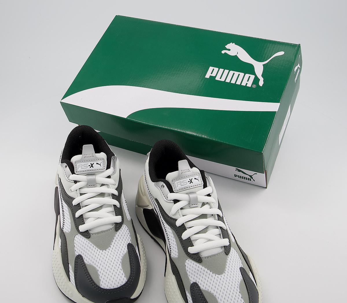 PUMA Rs-x3 Millenium Trainers White Puma Black Limestone - Unisex Sports