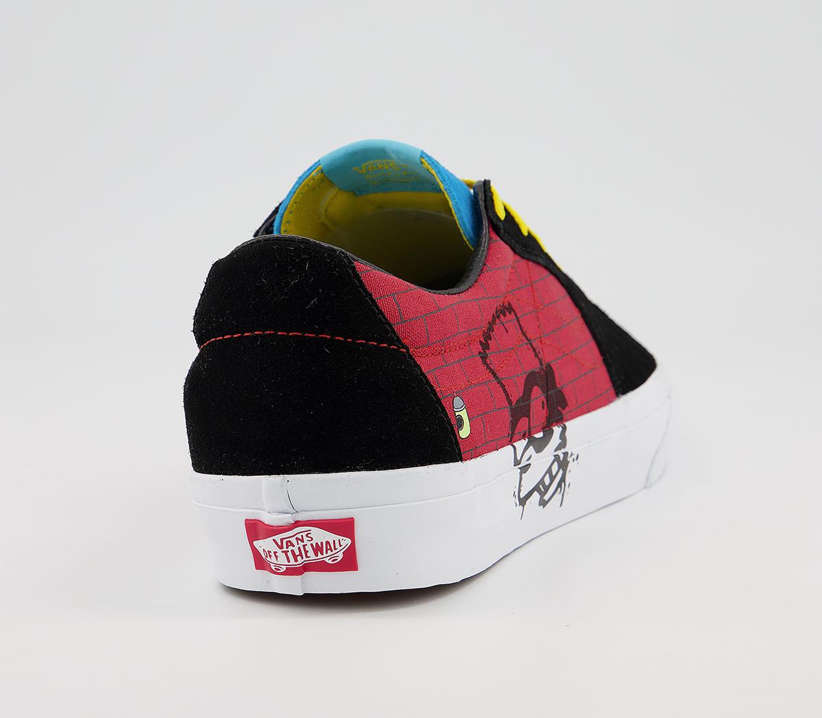 Vans Sk8 Low Trainers The Simpsons El Barto - Unisex Sports