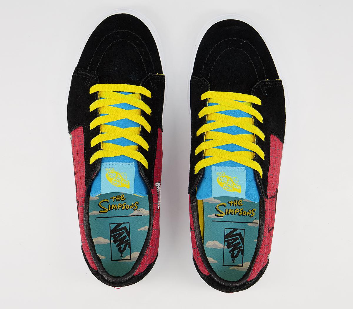 Vans Sk8 Low Trainers The Simpsons El Barto - Unisex Sports