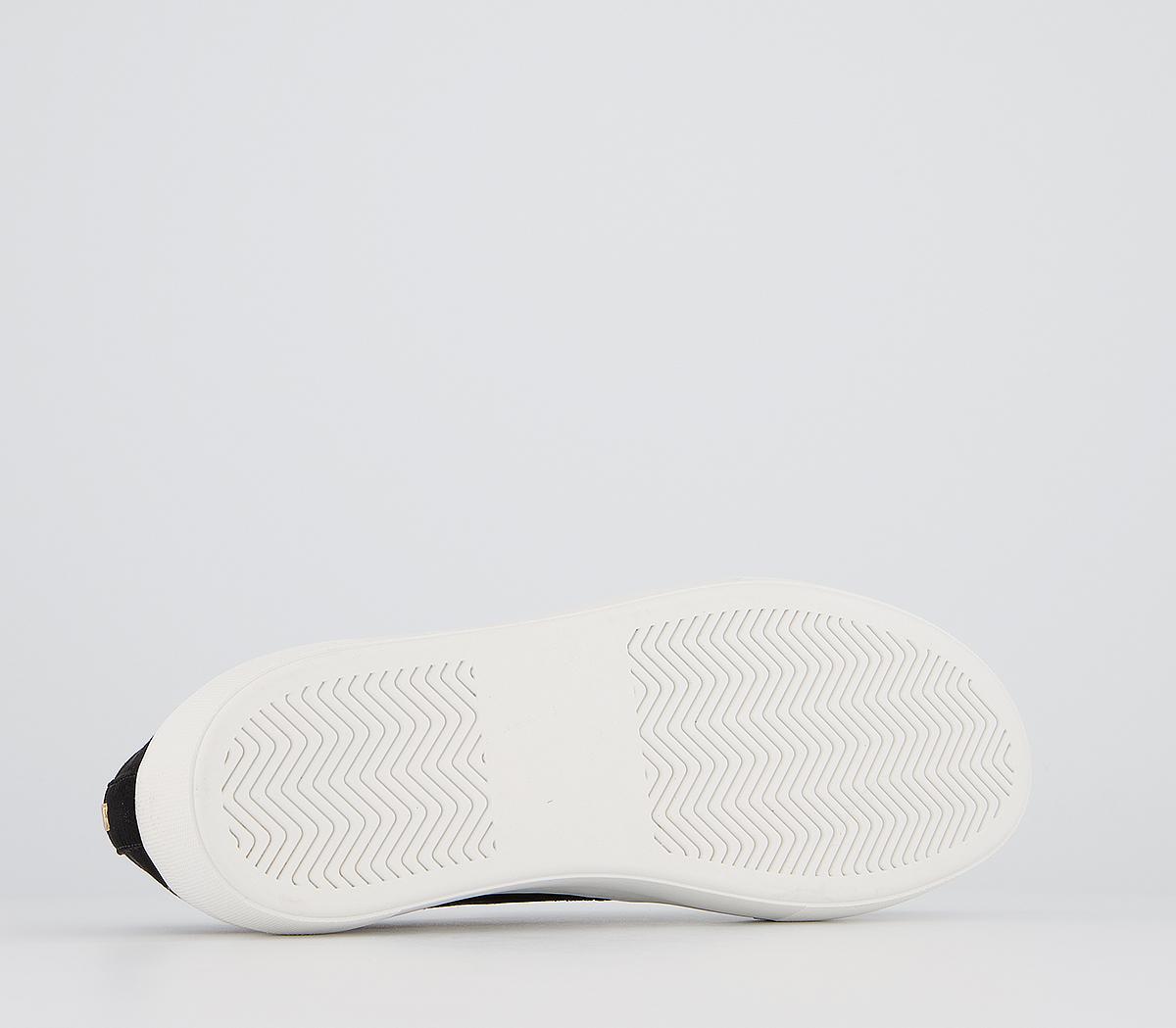 OFFICE Flush Slip On Flatform Trainers Black - Flat Shoes for Women