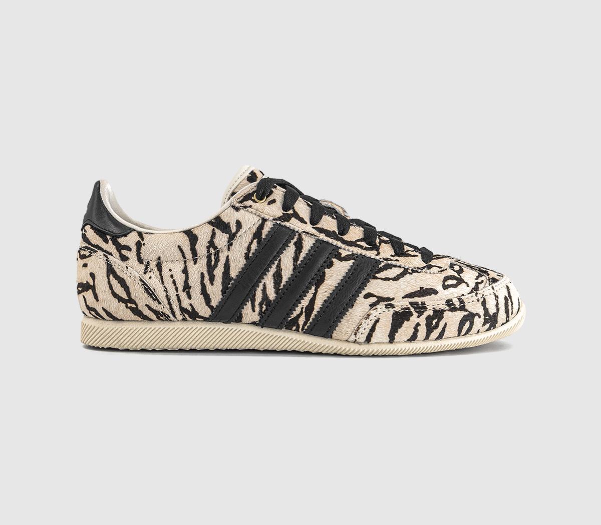 Click here for adidas Womens Japan Trainers Zebra White Black Bla... prices
