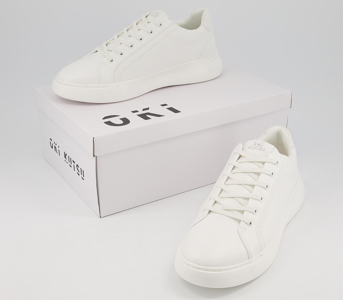 Oki Kutsu Orbit Trainers White - Men's Casual Shoes