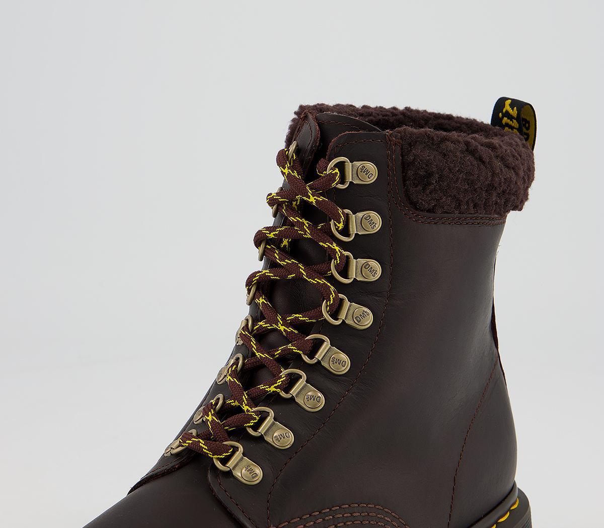 Dr. Martens 1460 Collar Boots Cocoa Snowplow - Men’s Boots