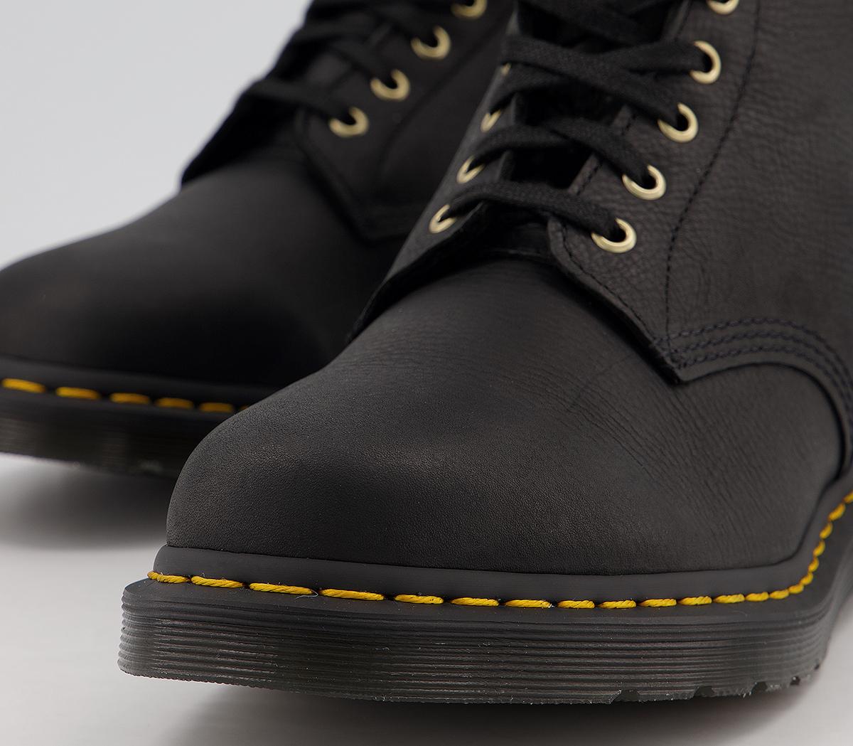 Dr. Martens 1460 Pascal Fur Lined Boots Black - Men’s Boots