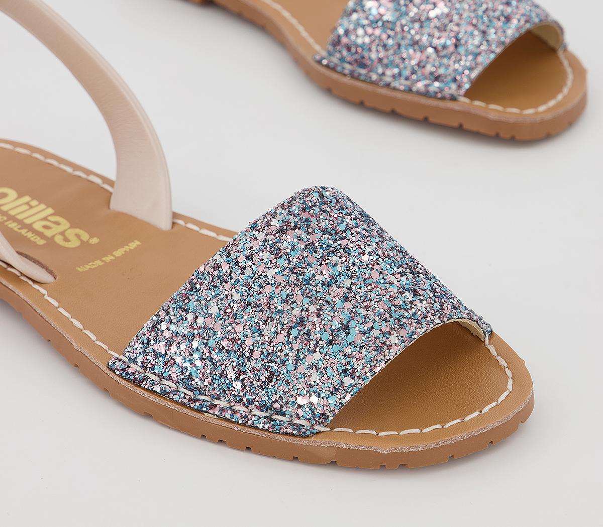 Solillas Solillas Ballerina Sandals Multi Glitter - Women’s Sandals