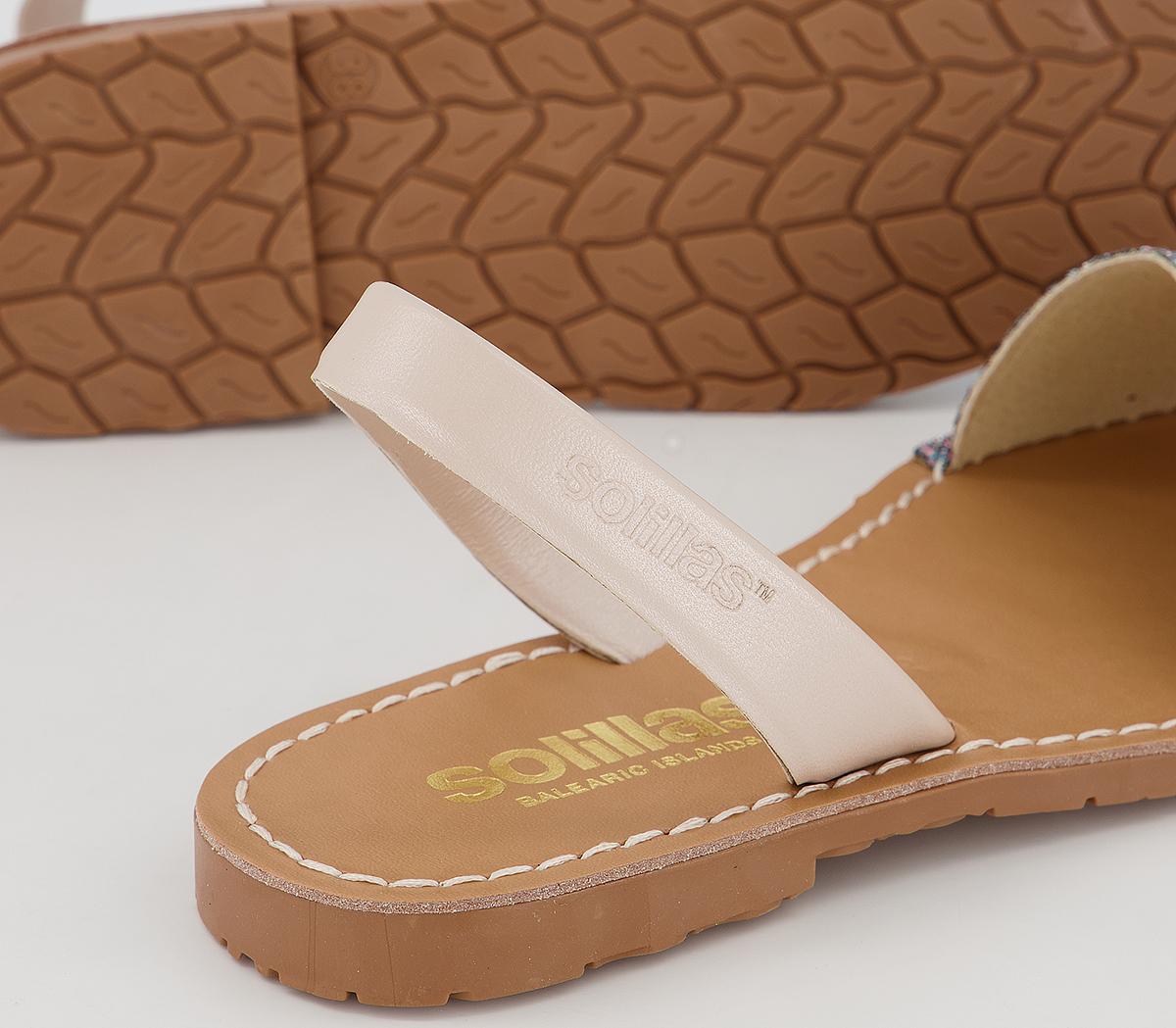 Solillas Solillas Ballerina Sandals Multi Glitter - Women’s Sandals