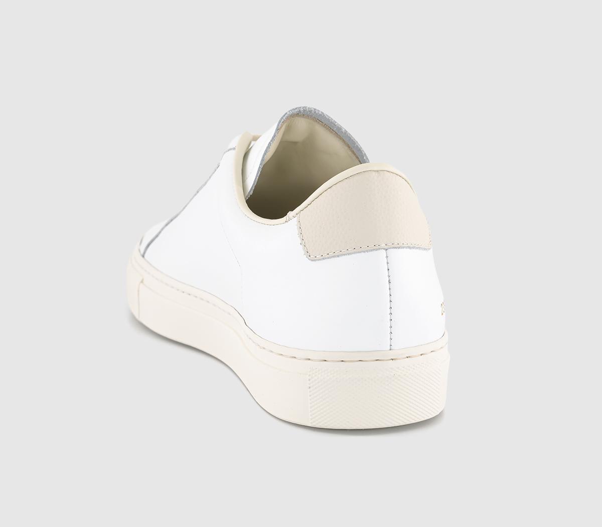 Common Projects Retro Low Trainers White Leather - Men's Trainers
