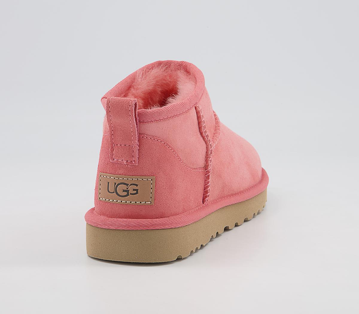 UGG Classic Ultra Mini Boots Pink Blossom - Women's Ankle Boots