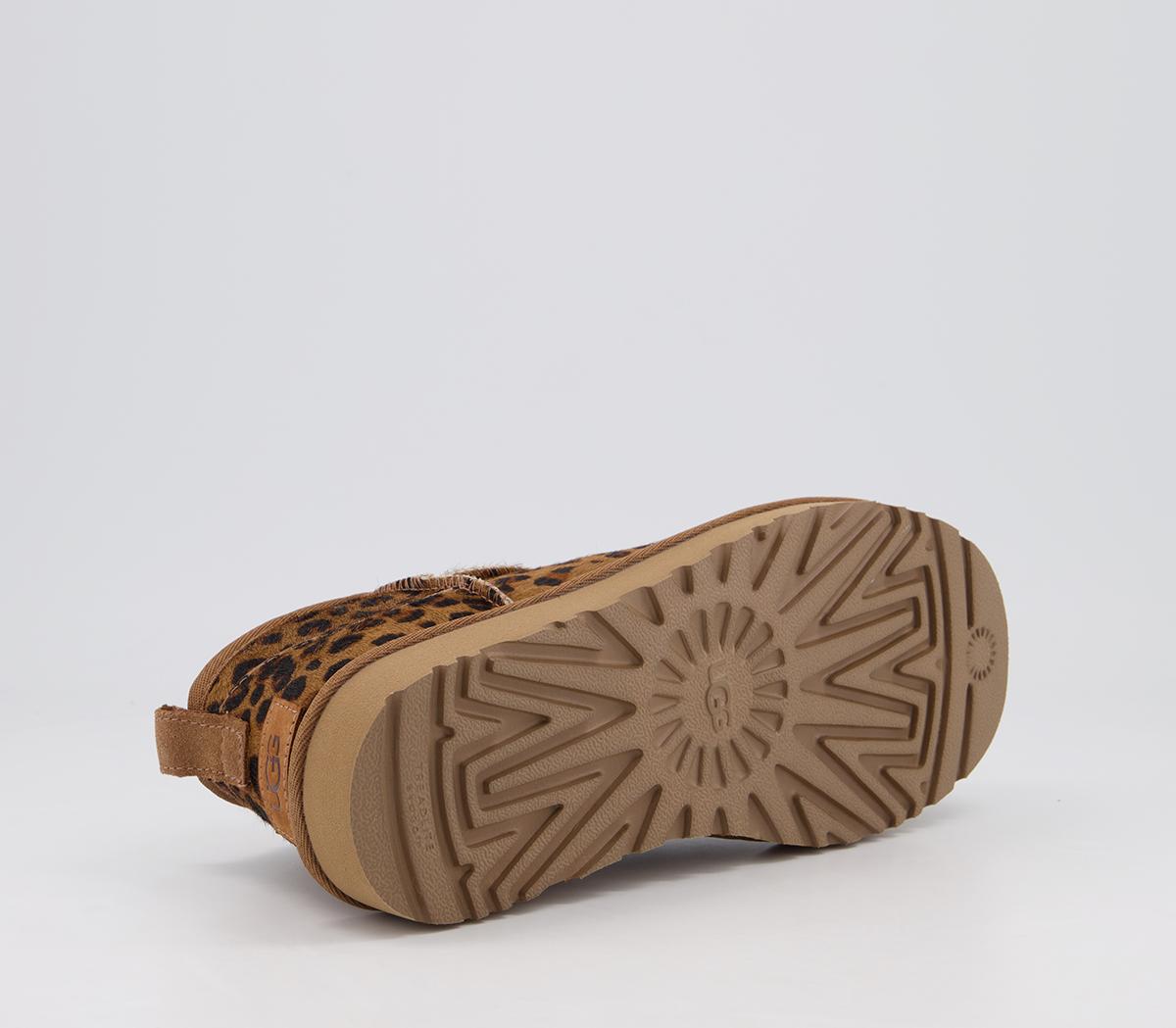 UGG Classic Ultra Mini Boots Leopard - Women's Ankle Boots