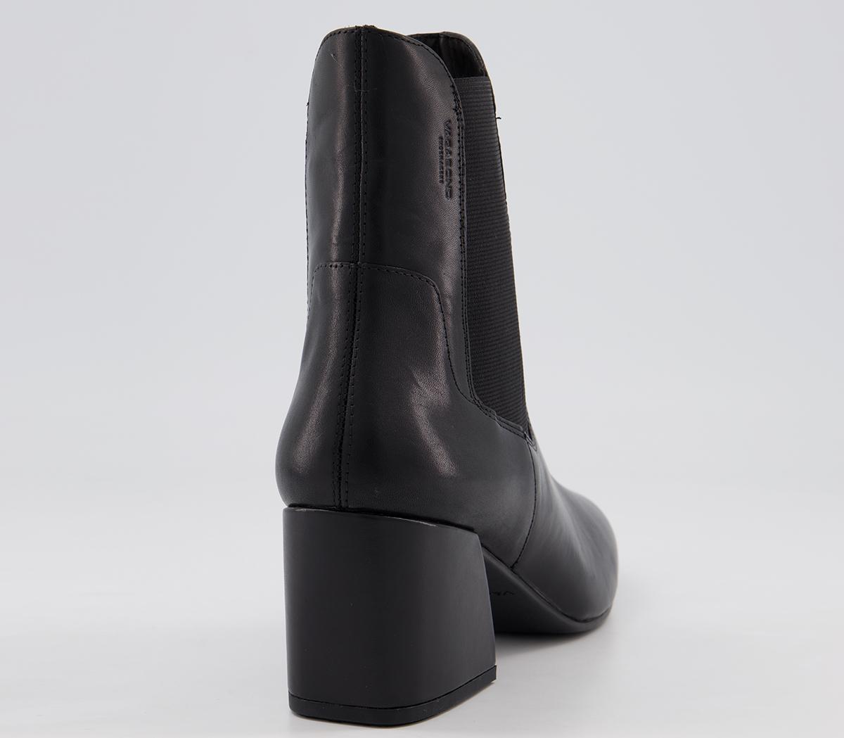 Vagabond Shoemakers Olivia Chelsea Block Heel Boots Black - Women's ...