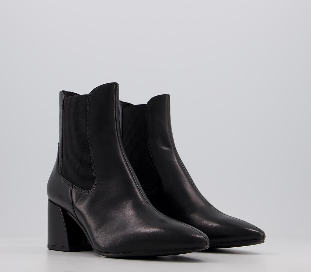 Vagabond Shoemakers Olivia Chelsea Block Heel Boots Black - Women's ...