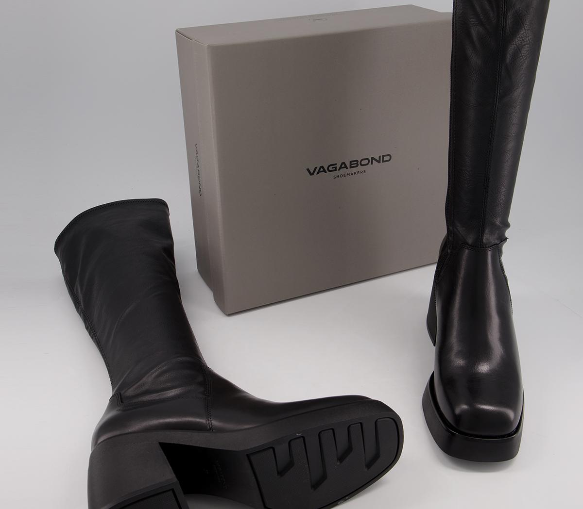 Vagabond Shoemakers Brooke Tall Boots Black - Women's Knee High Boots