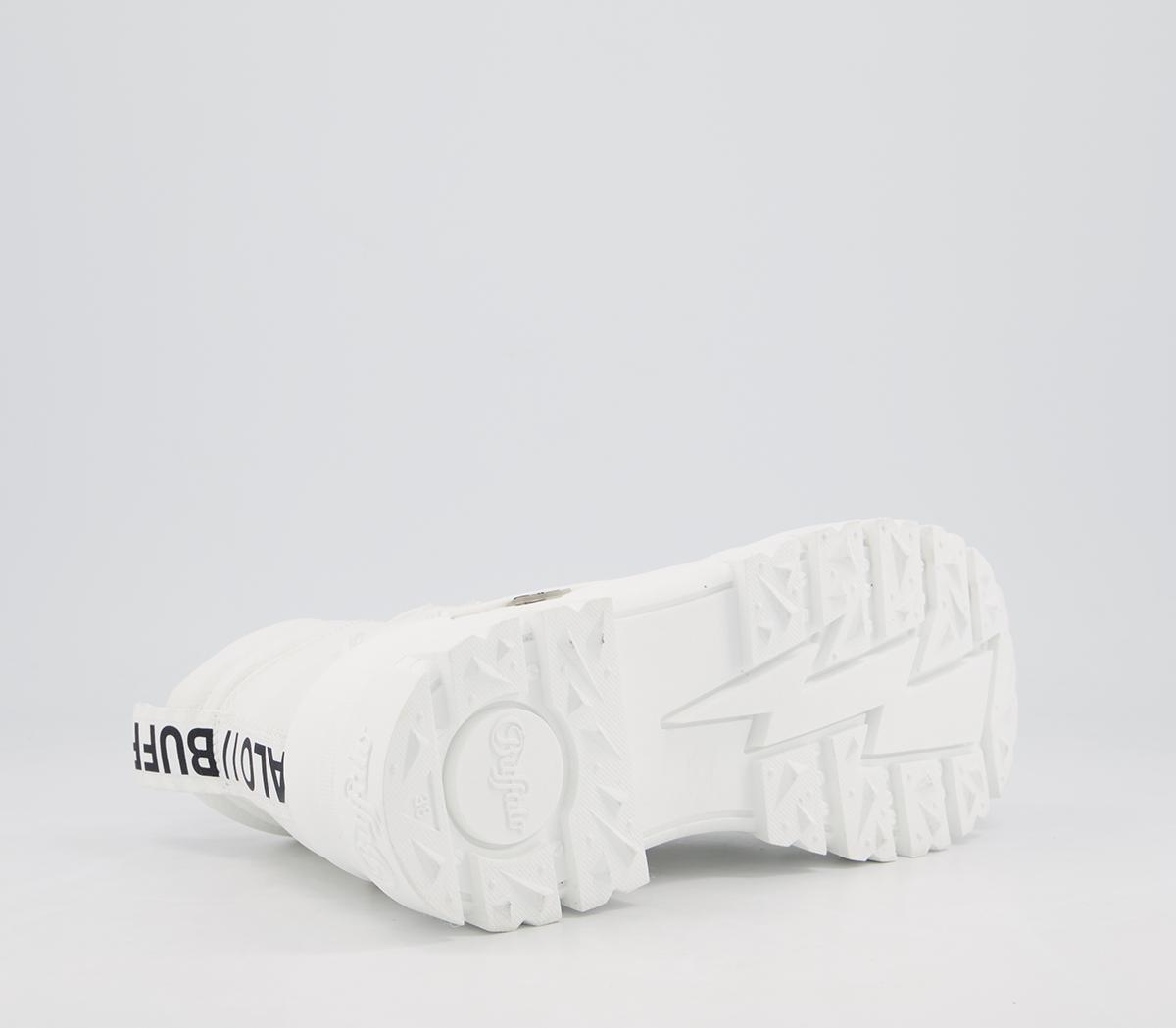 Buffalo Aspha Nc Mid Trainers White Vegan - Women's Vegan Shoes