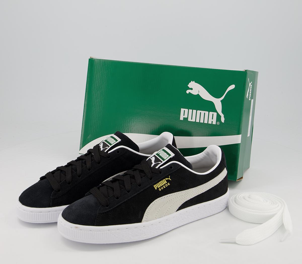 PUMA Suede Classic Xxi Trainers Puma Black White - Unisex Sports