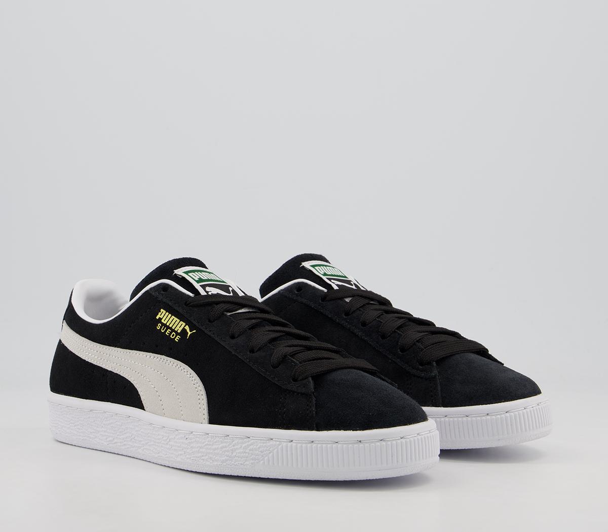 PUMA Suede Classic Xxi Trainers Puma Black White - Unisex Sports