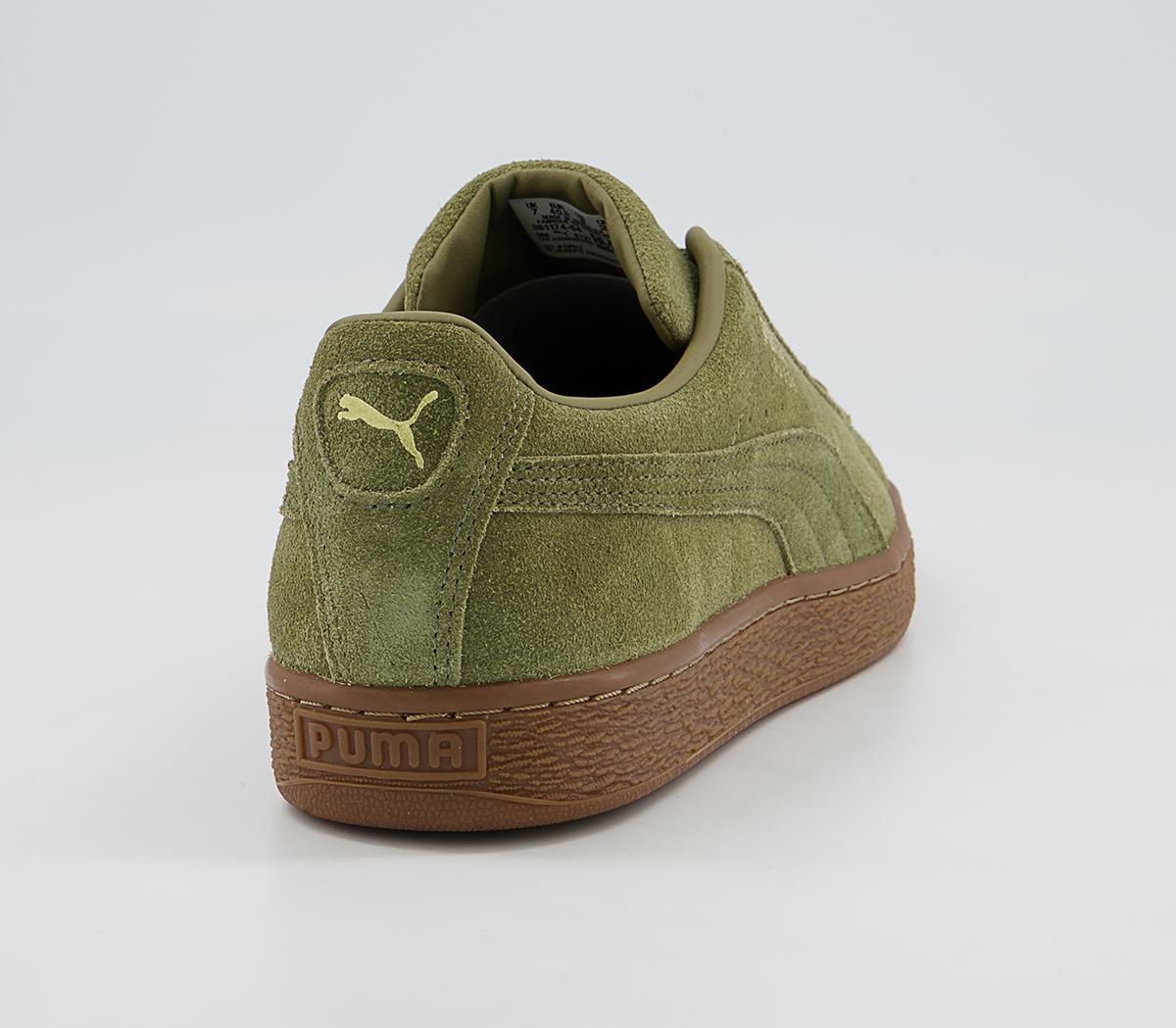 Puma Suede Classic XXI Trainers Burnt Olive Gum