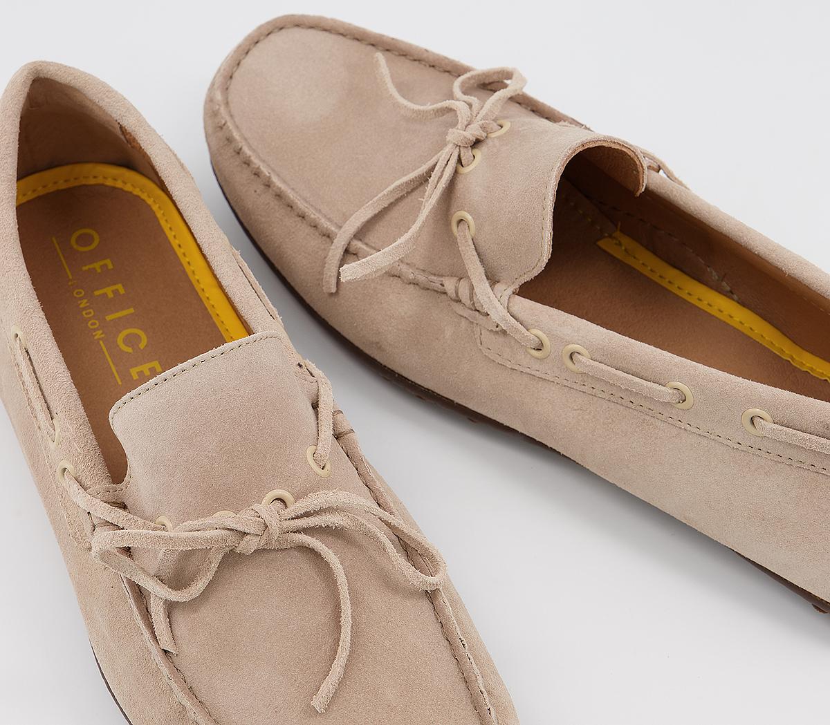 OFFICE Canon Cog Drivers Beige Suede - Men's Casual Shoes