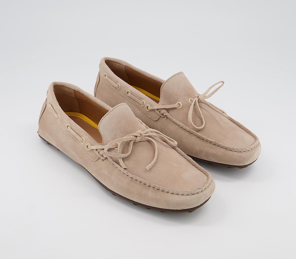 OFFICE Canon Cog Drivers Beige Suede - Men's Casual Shoes