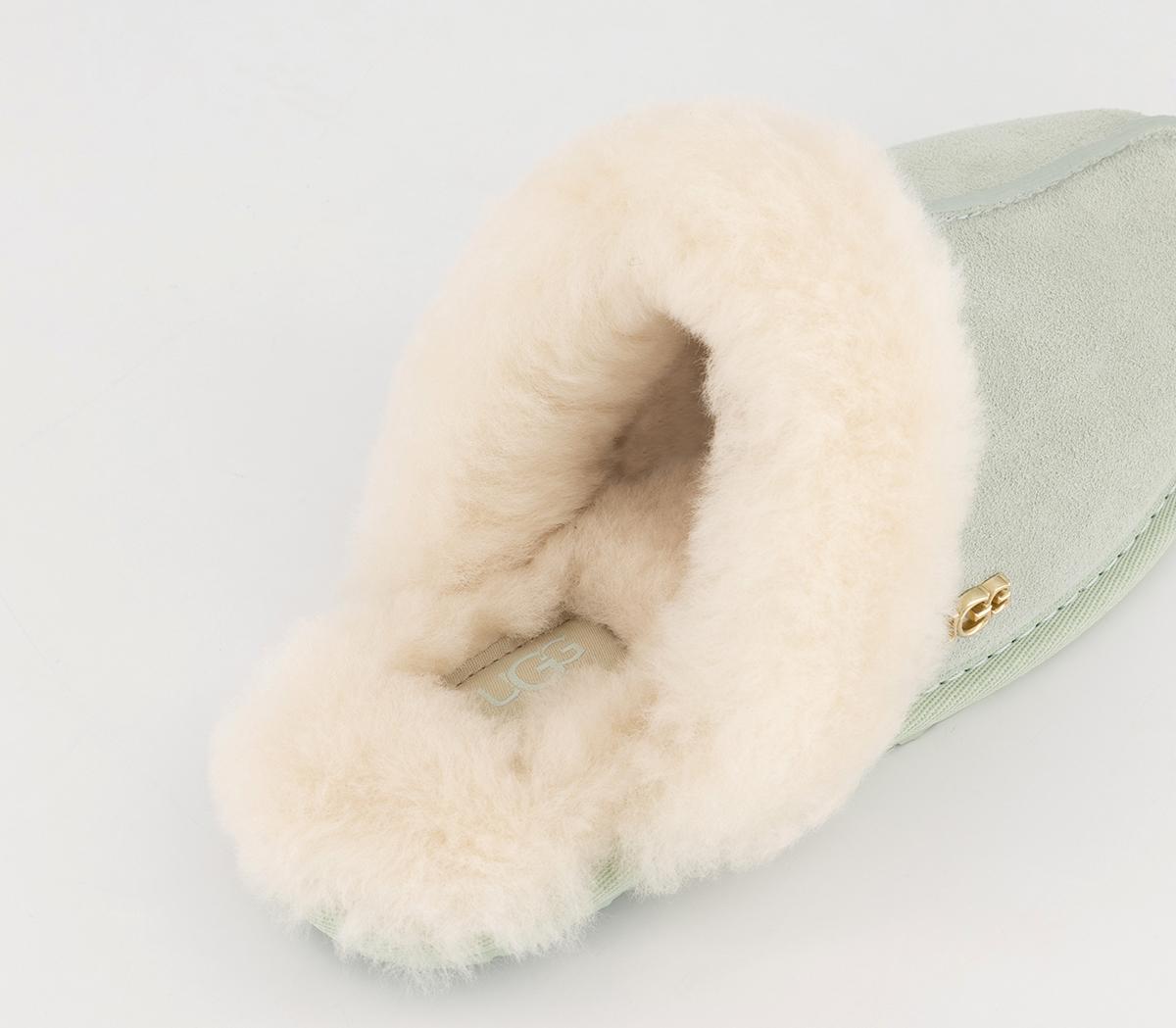UGG Scuffette II Metal Logo Slippers Retro Mint - UGG Slippers