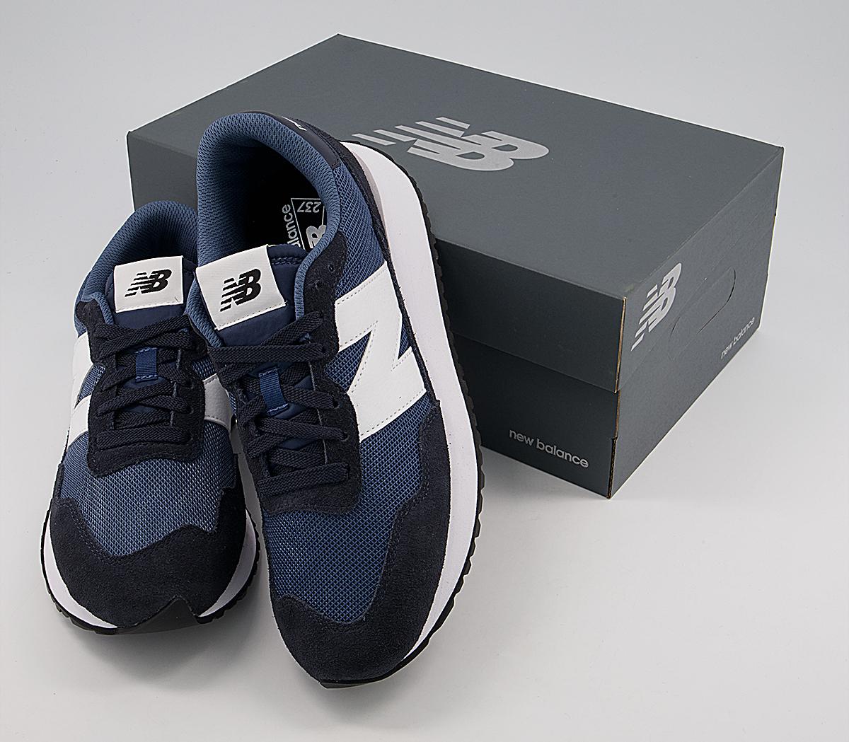 New Balance Ms237 Trainers Navy White - Unisex Sports