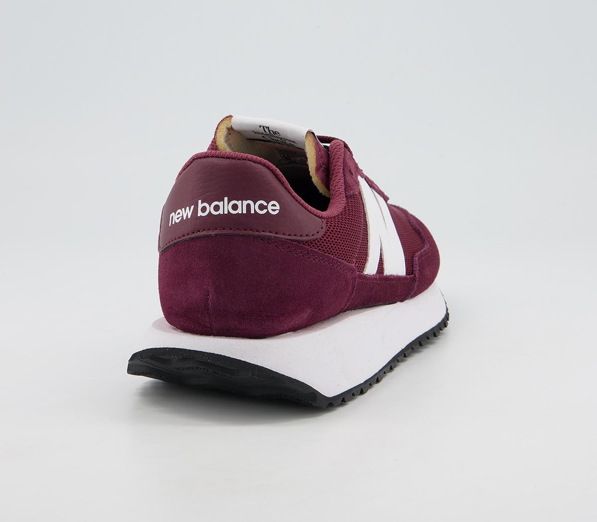 New Balance Ms237 Trainers Burgundy White - Junior