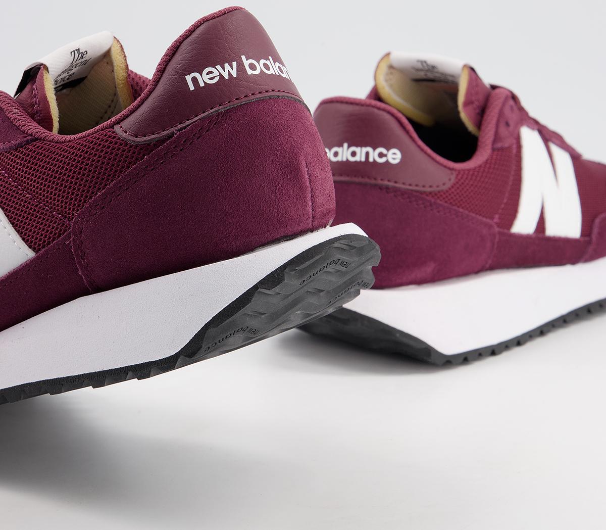 New Balance Ms237 Trainers Burgundy White - Junior