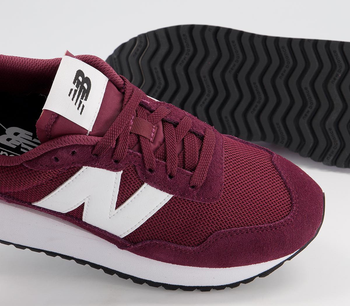 New Balance Ms237 Trainers Burgundy White - Junior