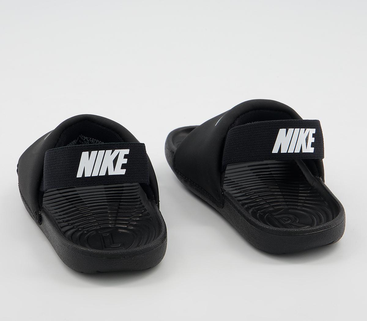 Nike Kawa Infant Slides Black White - Unisex