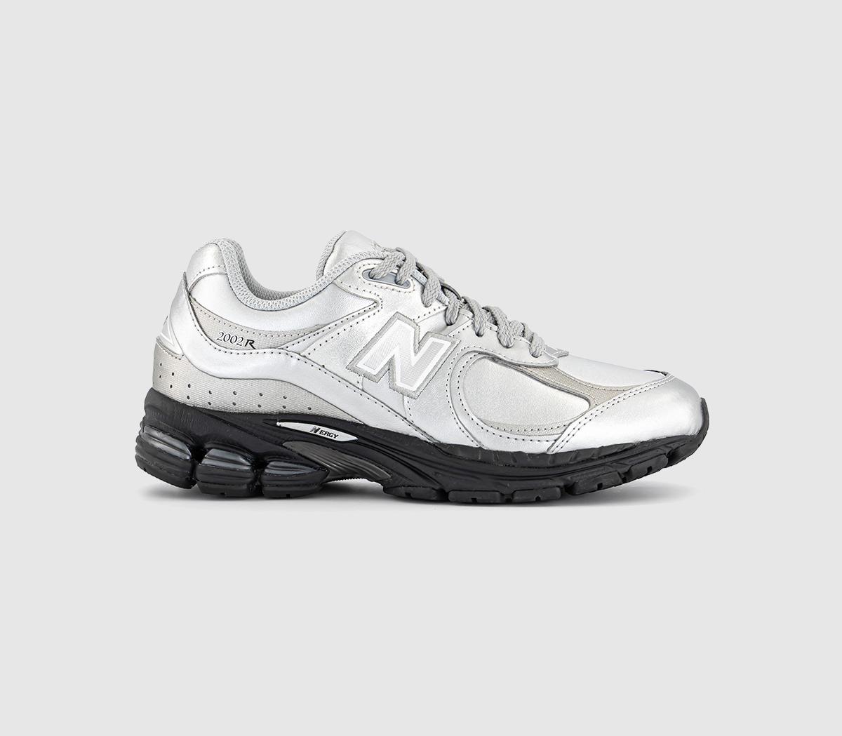 Click here for New Balance Womens 2002 Trainers Silver Metallic I... prices